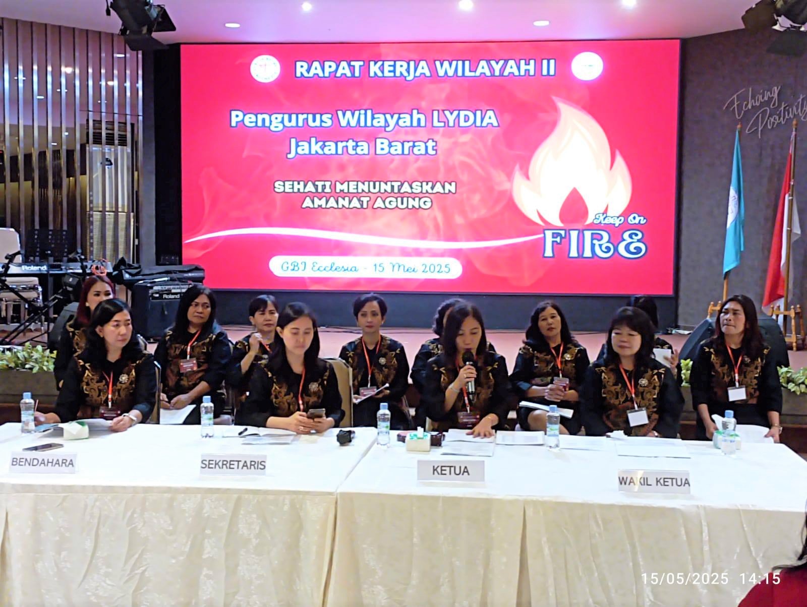 Rapat Kerja Wilayah II Pengurus Wilayah Wanita GBI Jakarta Barat (Lydia) | BPD DKI Jakarta GBI